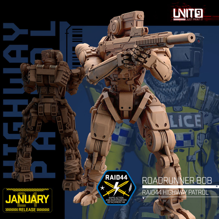 3D Printable Cyberpunk models BUNDLE - Police Highway Patrol ...