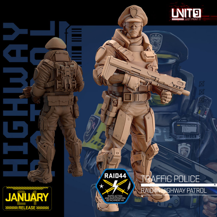 3D Printable Cyberpunk models BUNDLE - Police Highway Patrol ...