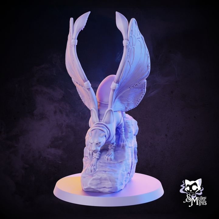 3D Printable Dirlagraun - Displacer Beast by Smurf Minis