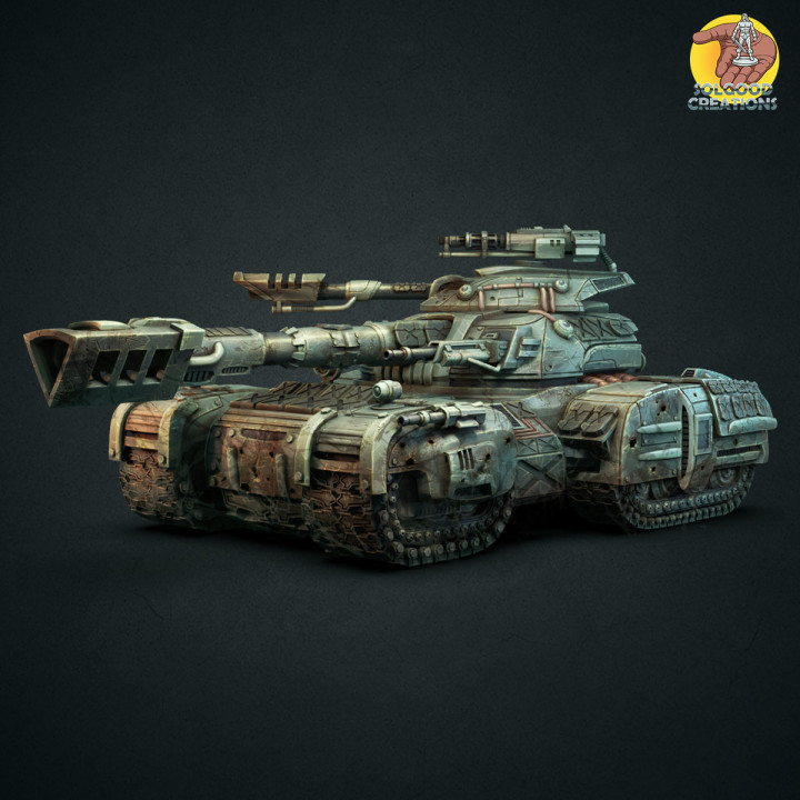3D Printable Cyber-Smasher, Laser Tank by SolGood Creations