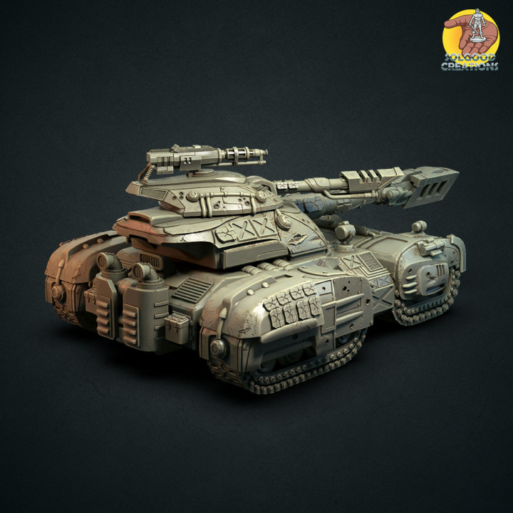 3D Printable Cyber-Smasher, Laser Tank by SolGood Creations