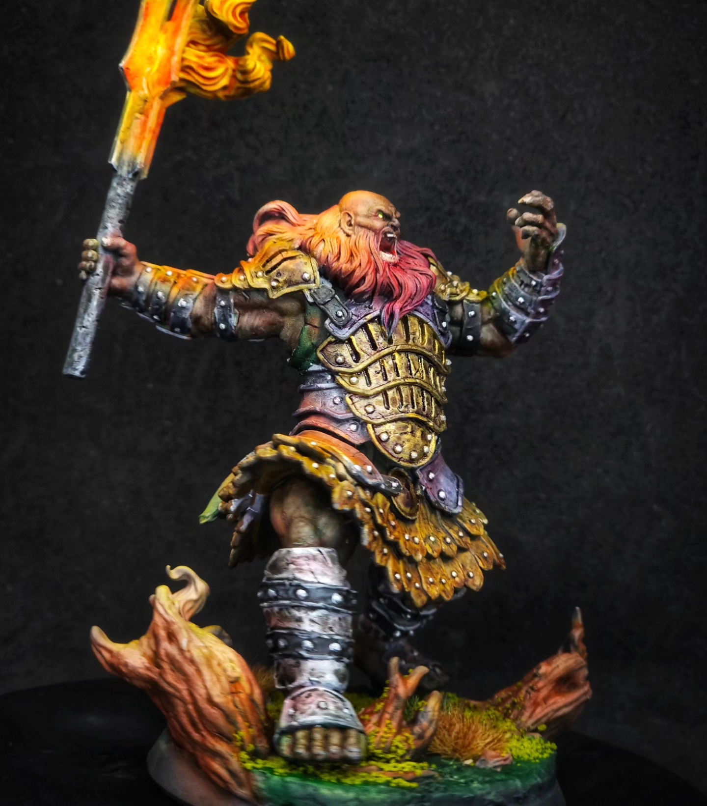 3D Printable Fire Giant by Flesh of Gods