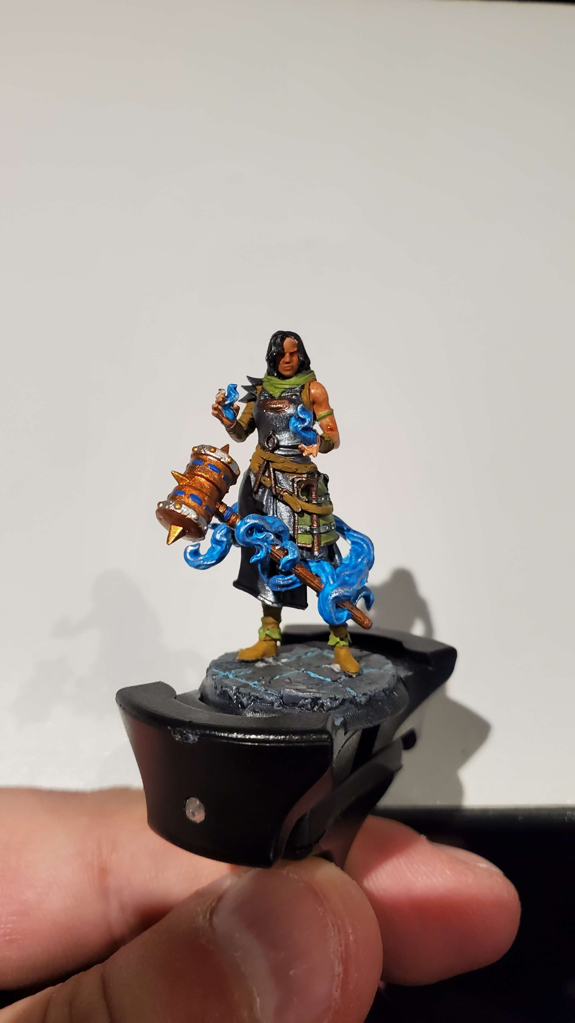 3D Printable Brianna, Elemental Blacksmith (NPC) by Flesh of Gods