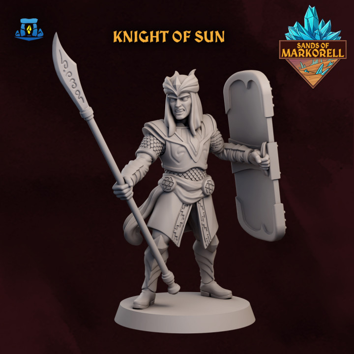 3D Printable Knights of Sun Markorell - Pack 2 by Wishgate-Studio