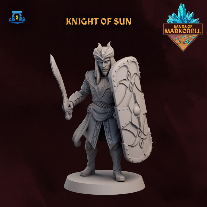 3D Printable Knights of Sun Markorell - Pack 2 by Wishgate-Studio