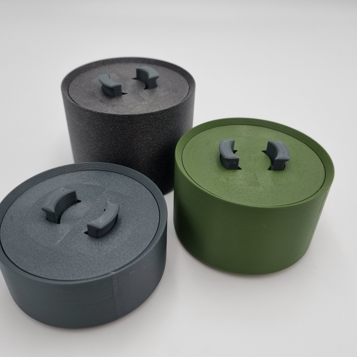 3D Printable The Round PinchBox by Kasper Fredslund