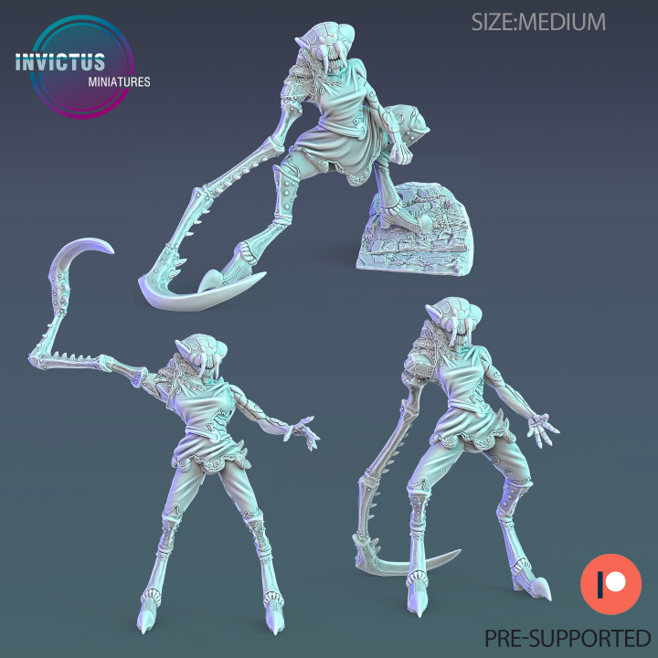 3D Printable Infested Assistant Set / Insectoid Hybrid / Fungus City ...