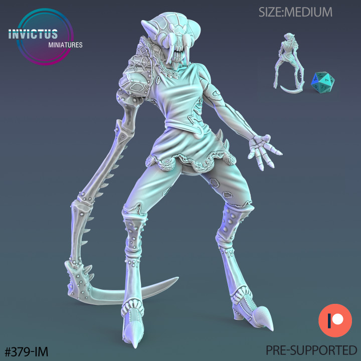 3D Printable Infested Assistant Set / Insectoid Hybrid / Fungus City ...