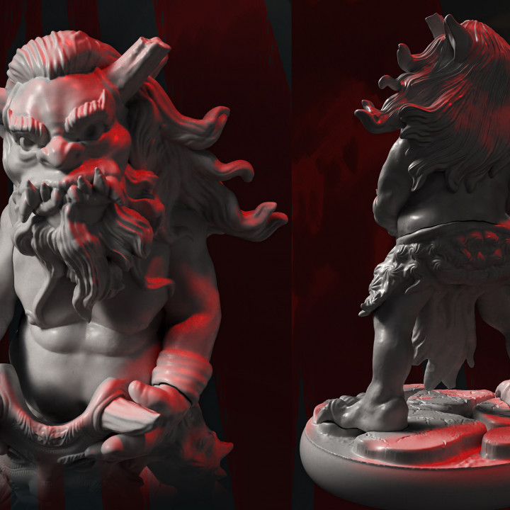 3D Printable Hannya the Oni Samurai by DDF Models and Miniatures