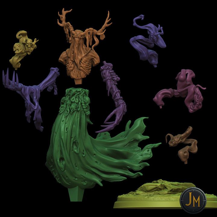 3D Printable Wraithweald, the Pagan Entity by Jandro Marquez