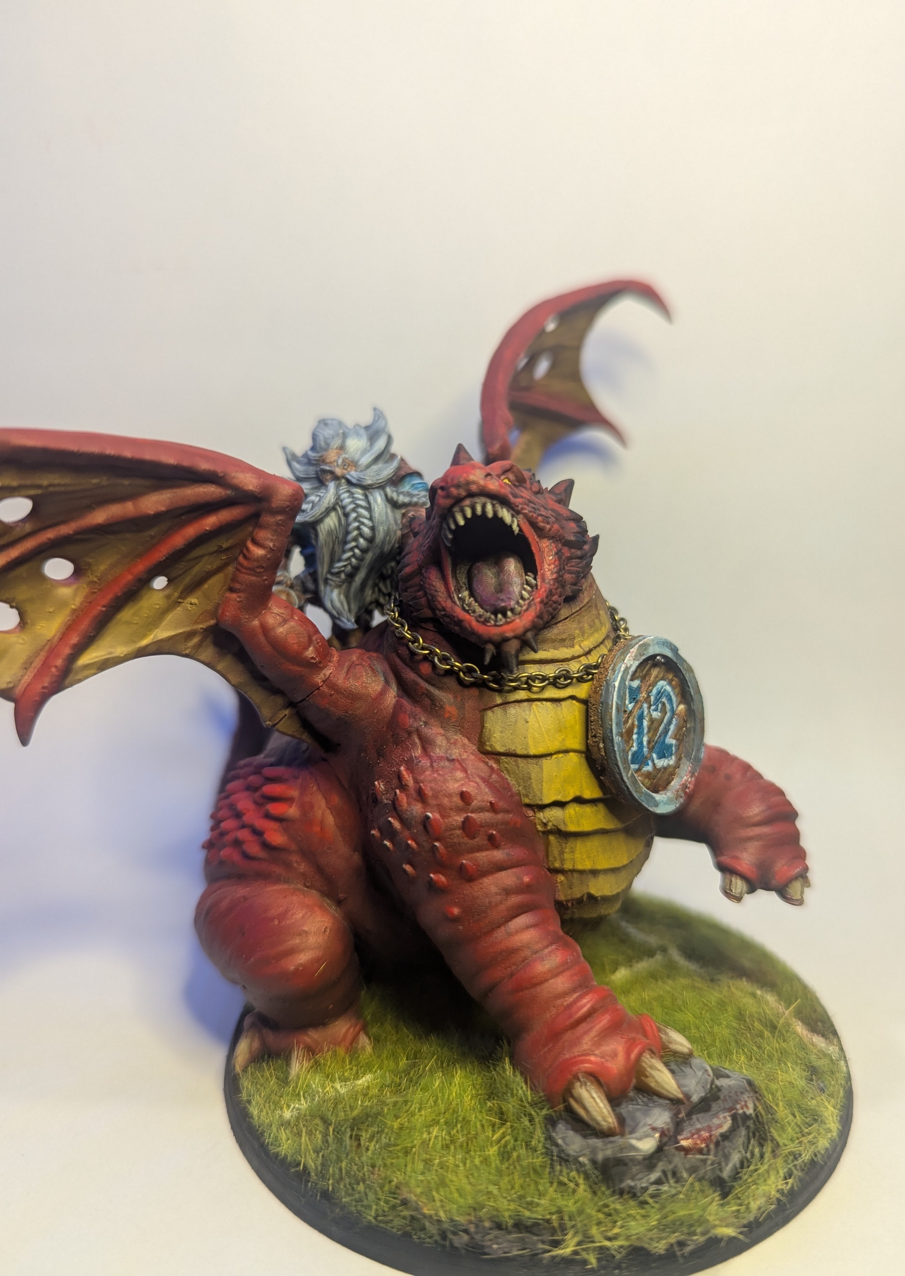 3D Printable Fat dragon by Jacob Olsson - Roleplaying & Miniatures