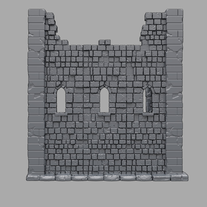 3D Printable OSTERHEIM - Stone Square Tower Ruins by Catatonic Mushroom ...