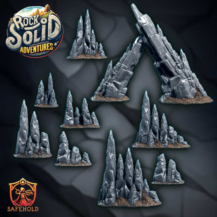 3D Printable Cave Rocks by Safehold