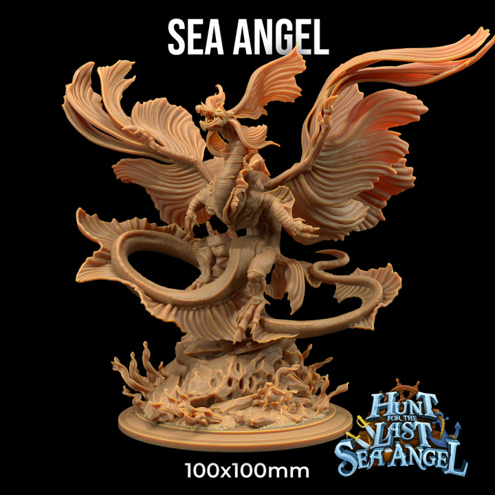 3D Printable Hunt for The Last Sea Angel | Trapper Tier | PRESUPPORTED ...