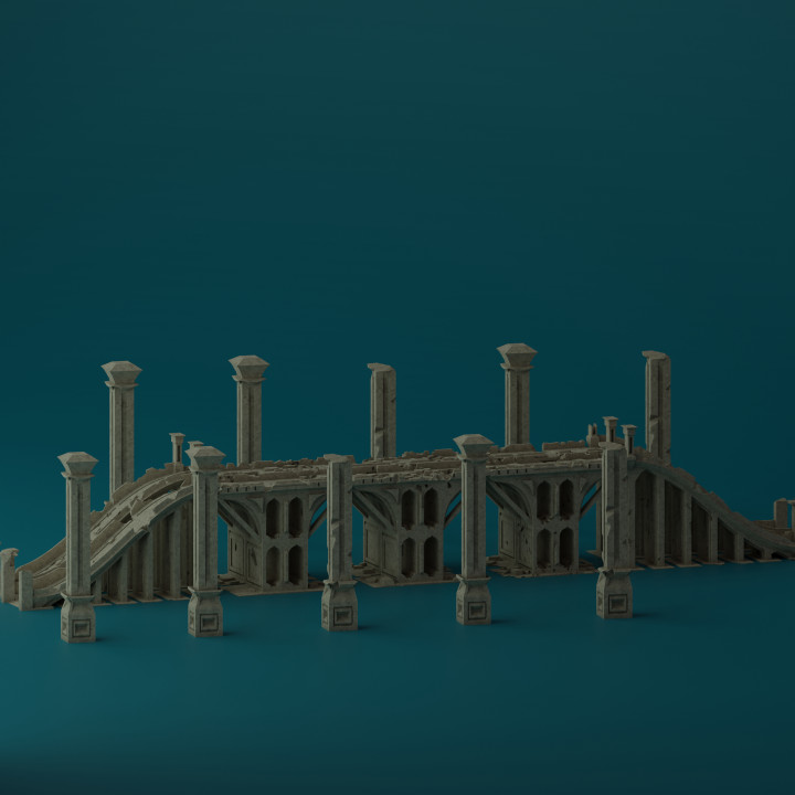 3D Printable Easy-Print Ruins: 3D Printable Without Supports by ...