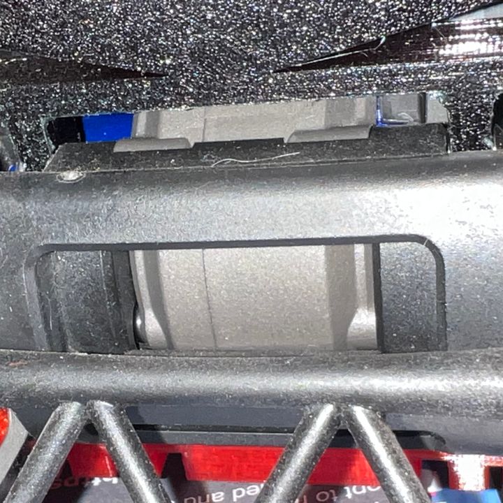 3D Printable Traxxas 2wd rustler rear wing mount by Omar Cuevas