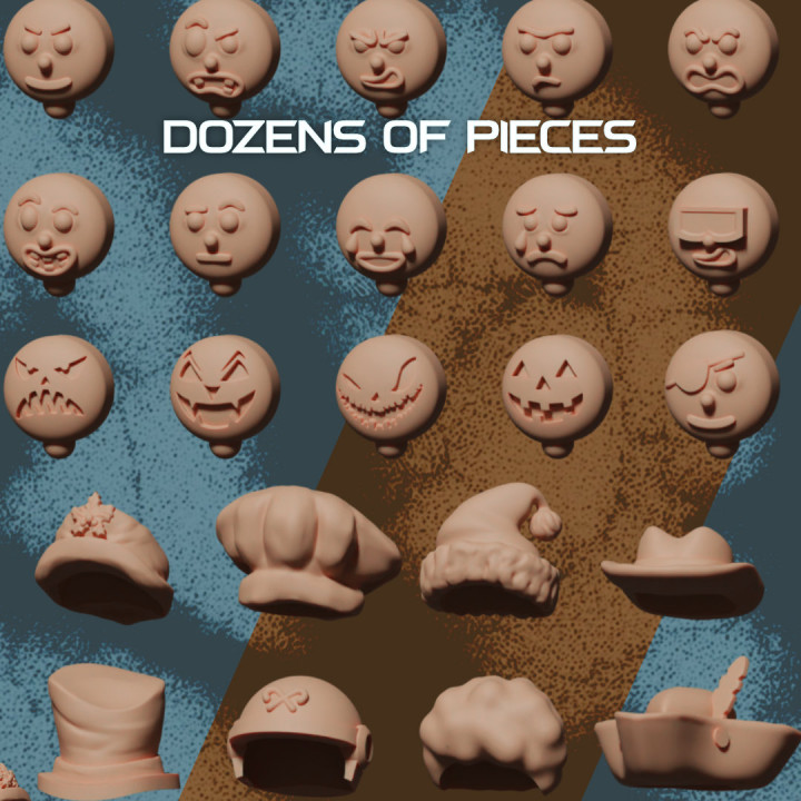 3D Printable The Gingerbread Army Creator Kit by Blitz Gaming