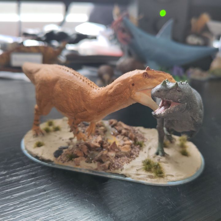 3D Print of Ceratosaurus nasicornis : Allosaurus Fight by illai
