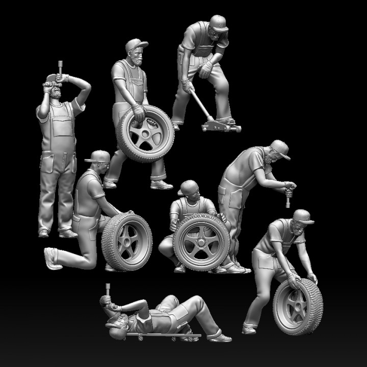 3D Printable auto repair shop by Dmitry Tishchenkov