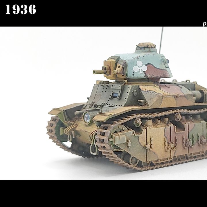 3D Printable Renault D2 1936 by Counlane Models