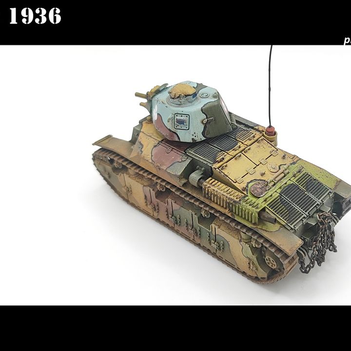 3D Printable Renault D2 1936 by Counlane Models