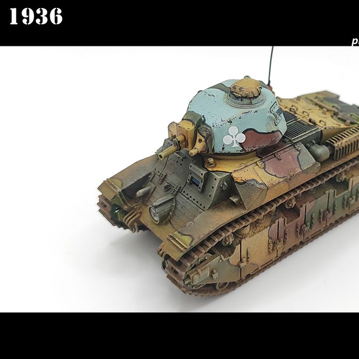 3D Printable Renault D2 1936 by Counlane Models