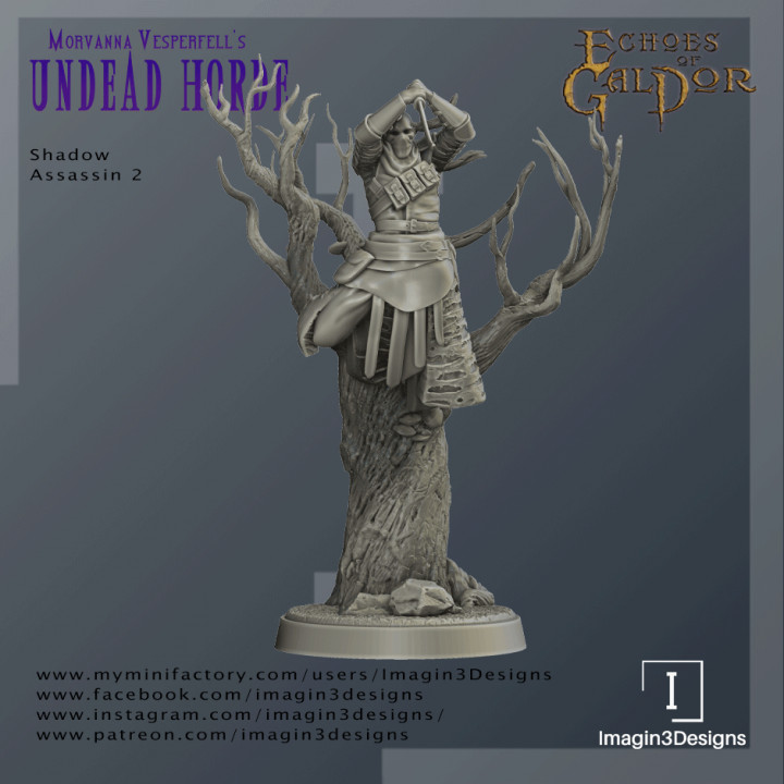 3D Printable Shadow Assassins by Imagin3Designs