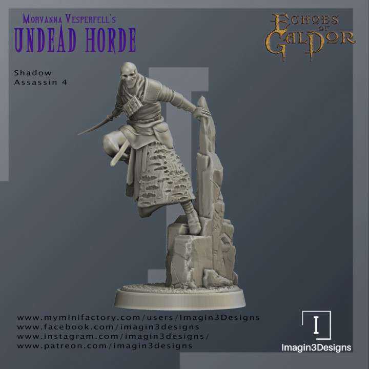 3D Printable Shadow Assassins by Imagin3Designs