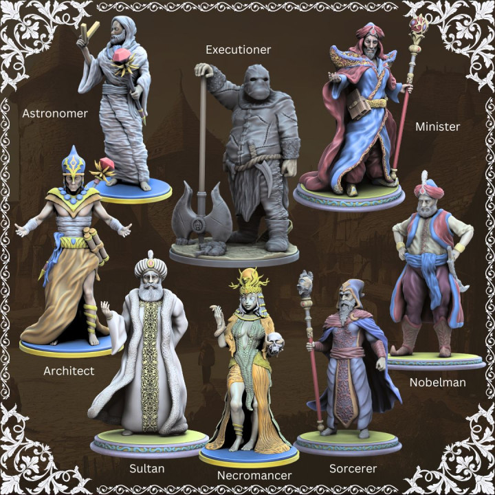 3D Printable NPCs Bundle 1 (Non-Playable Characters) City Dwellers by ...