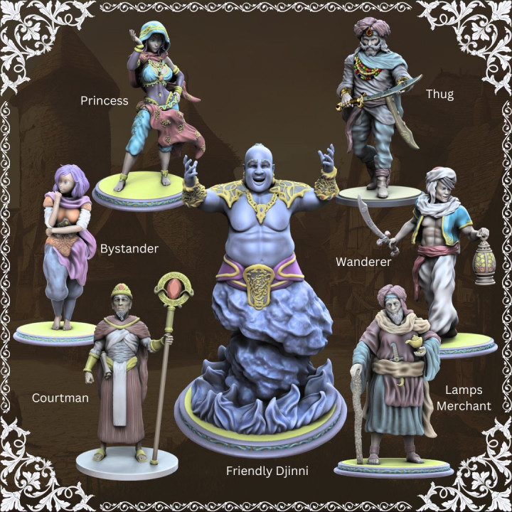 3D Printable NPCs Bundle 2 (Non-Playable Characters) - City Dwellers by ...