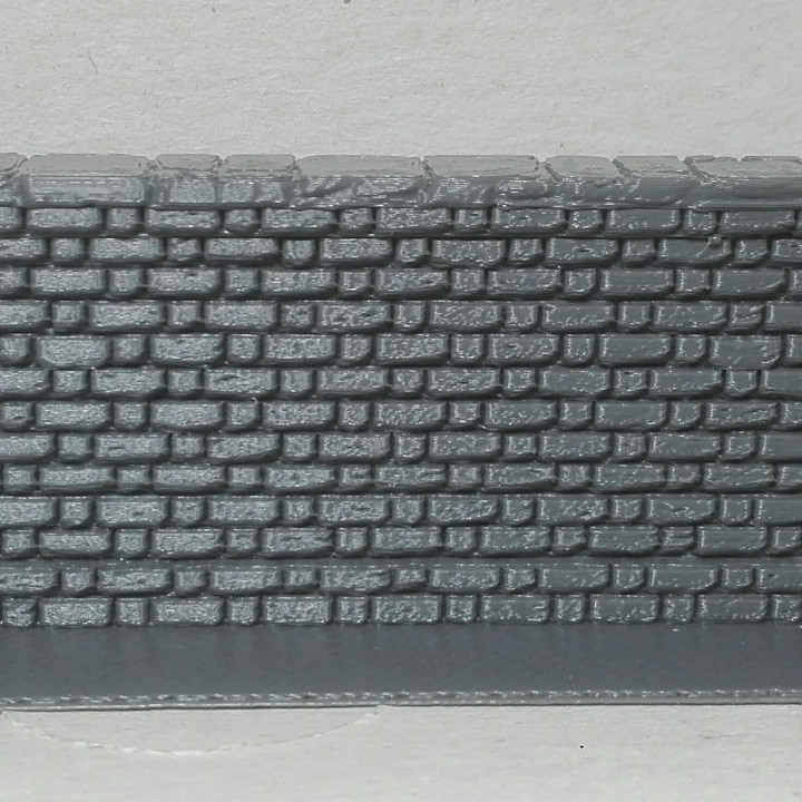 3D Printable Flemish Style Brick Wall by Ottó Németh