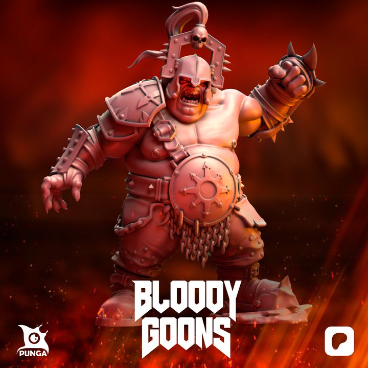 3D Printable Bloody Goons Full Team by Punga Miniatures