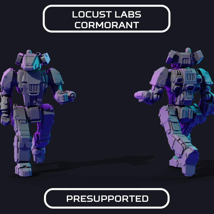 3D Printable 6mm Comorant by Locust_Labs