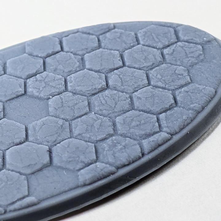 3D Printable 33 Piece Base Set: Decaying Concrete Hex Tiles by Custom ...