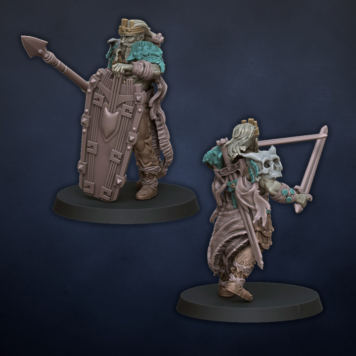 3D Printable Barbarian King by Dragon's Lake Miniaturas