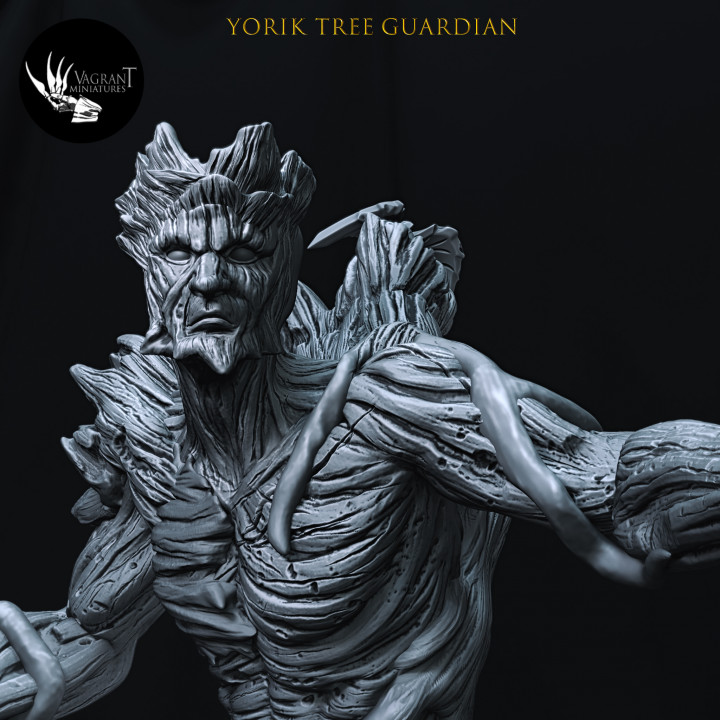 3D Printable Yorik Tree Guardian by Vagrant Miniatures