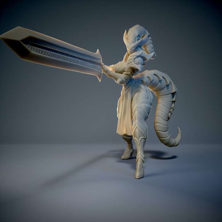 3D Printable Red Knight Remastered by Mad's Minis