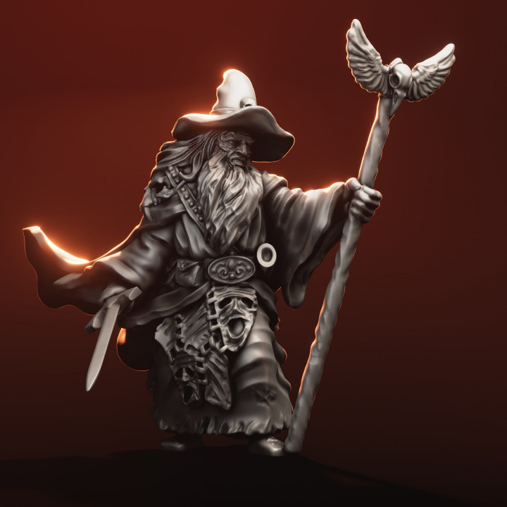 3D Printable Lichmaster and Undead Guardian by SabertoothCollectibles