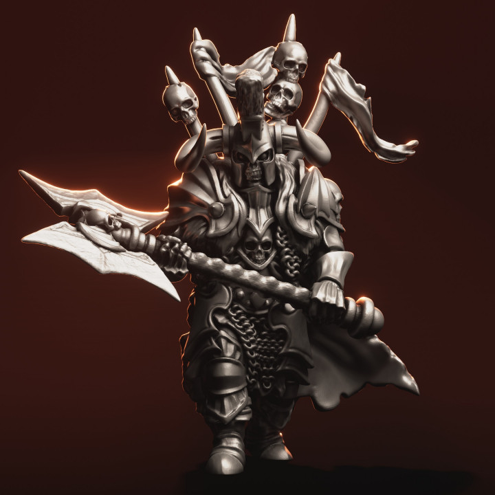 3D Printable Lichmaster and Undead Guardian by SabertoothCollectibles