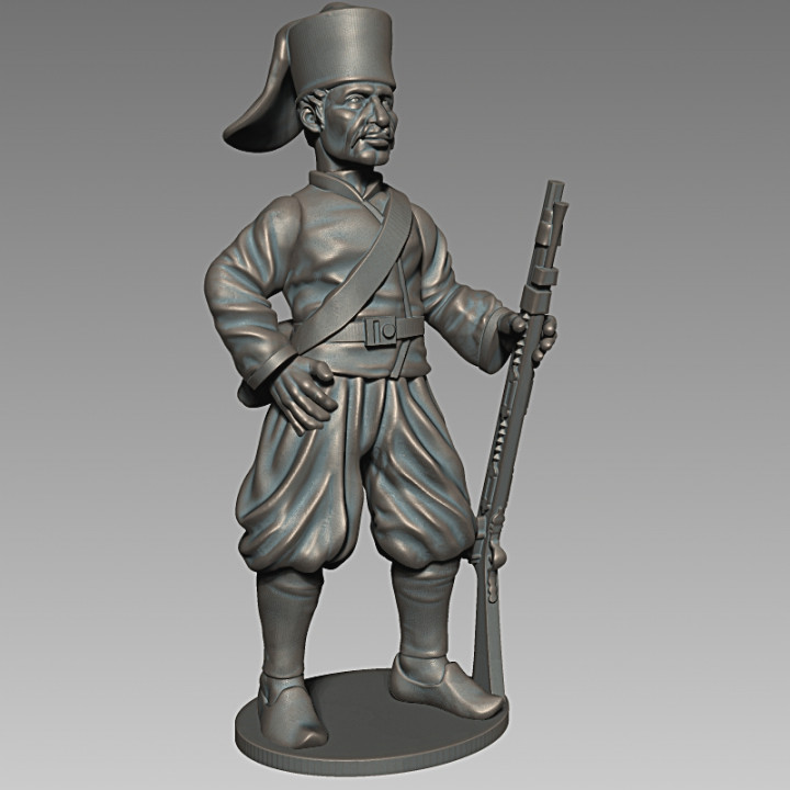 3D Printable Nizam-I Cedid Infantry by Wargames Atlantic