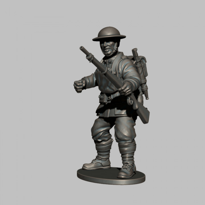3D Printable WW1 American Doughboys by Wargames Atlantic