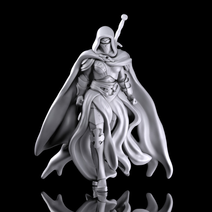 3D Printable The Dark Paladin by Miniature Evolution