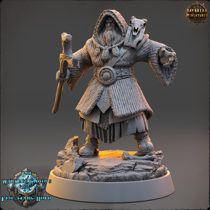 3D Printable Vidarr Frostwind - The Wintershadows of Frostfang Hold by ...