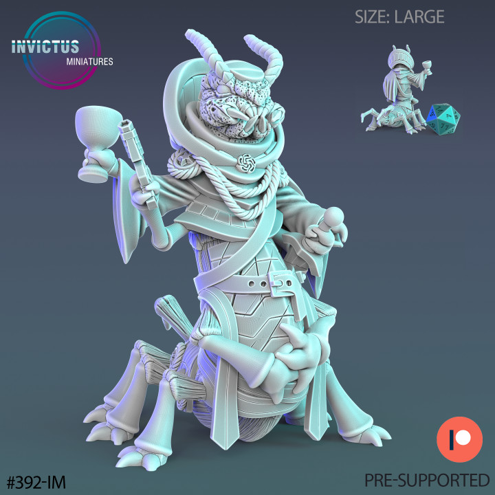 3D Printable Centipede Folk Set A / Space Crawler / Insectoid Beast ...