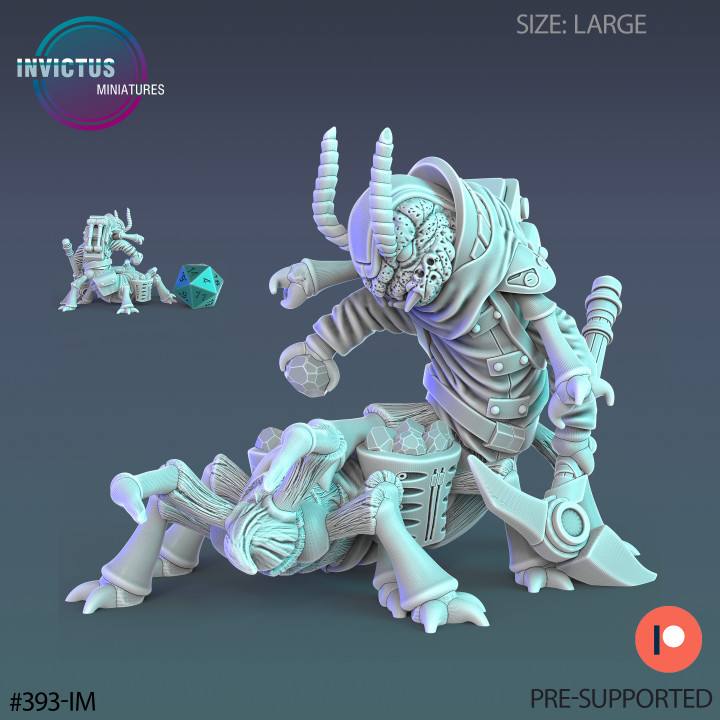 3D Printable Centipede Folk Set A / Space Crawler / Insectoid Beast ...