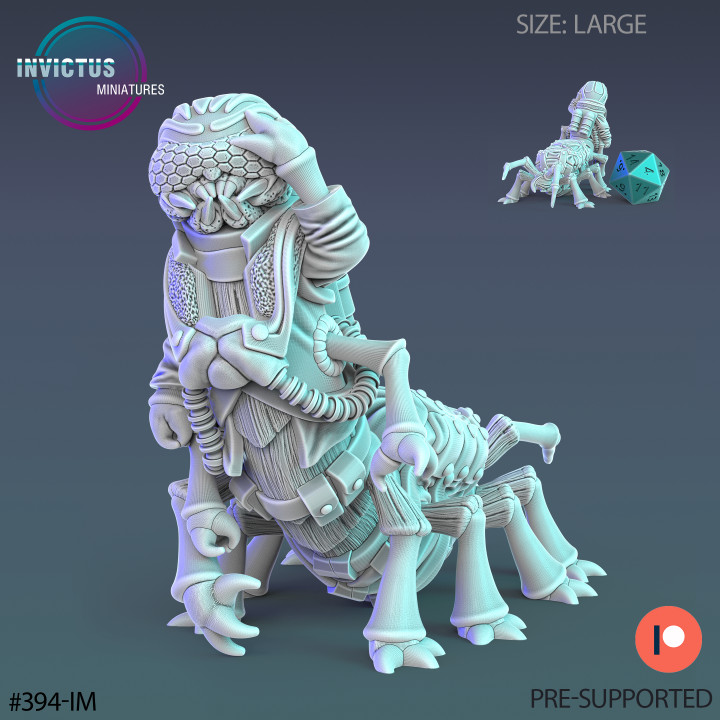 3D Printable Centipede Folk Set A / Space Crawler / Insectoid Beast ...
