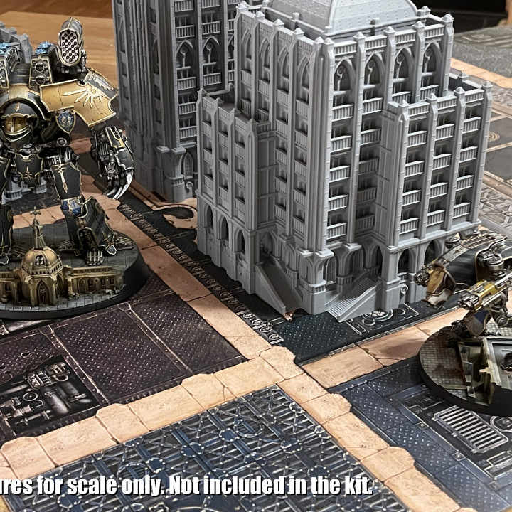 3D Printable concretium hab-towers for 8-12mm war-games by ...