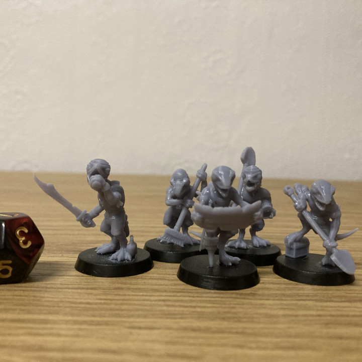 3D Printable Saurian Swabbies - Saurian Pirates by Savage Saurian Studios