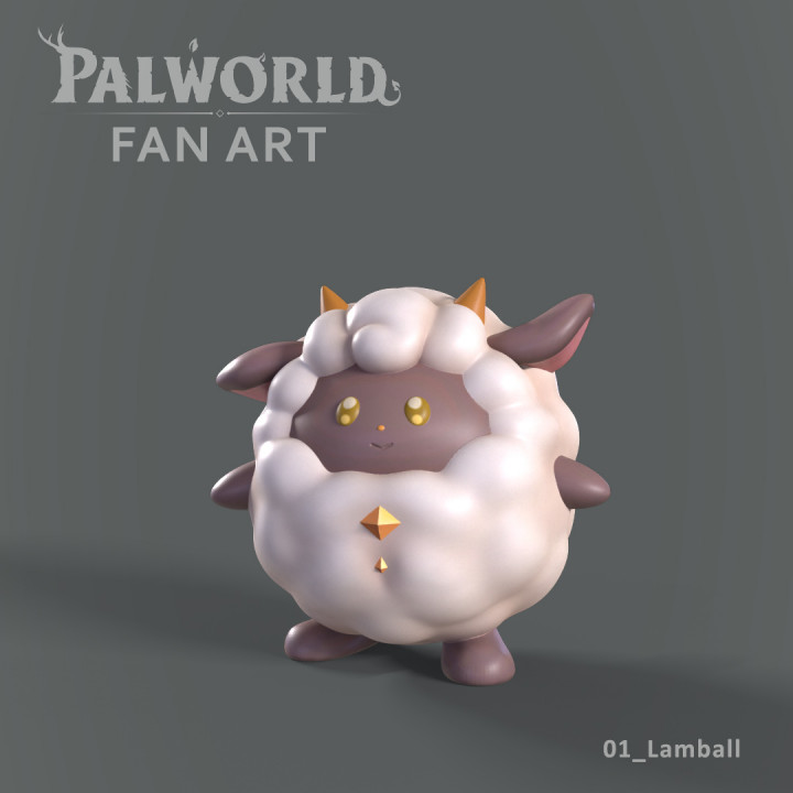 3D Printable PALWORLD 01 LAMBALL FANART by Grass Hopper