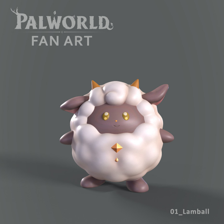 3D Printable PALWORLD 01 LAMBALL FANART by Grass Hopper
